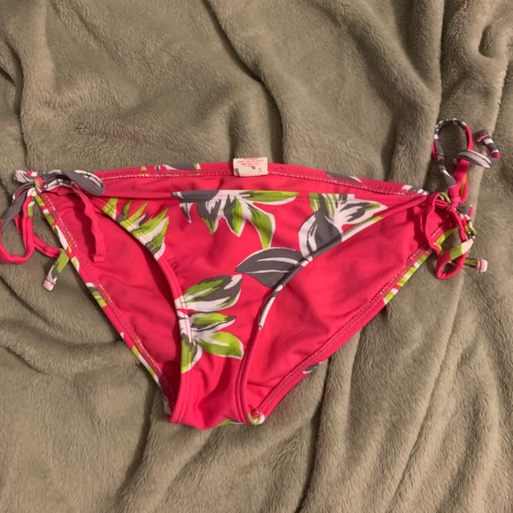 Pink Victorias Secret Swim Pink Floral Bikini Set Poshmark
